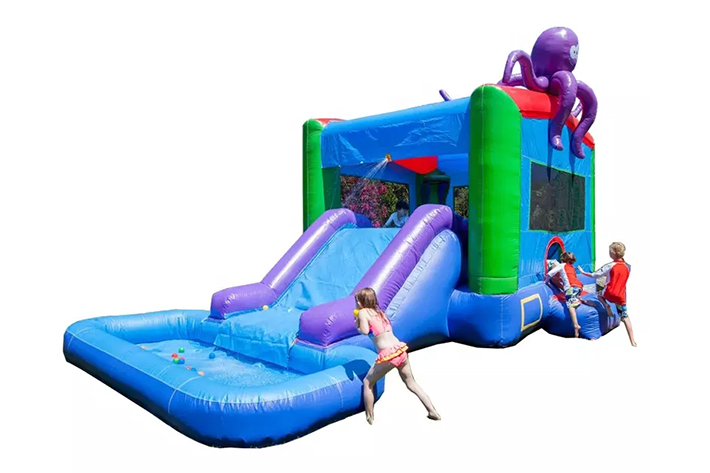 Sweet Inflatable Candy Castle Slide Candyland Bouncy House-Fun World ...